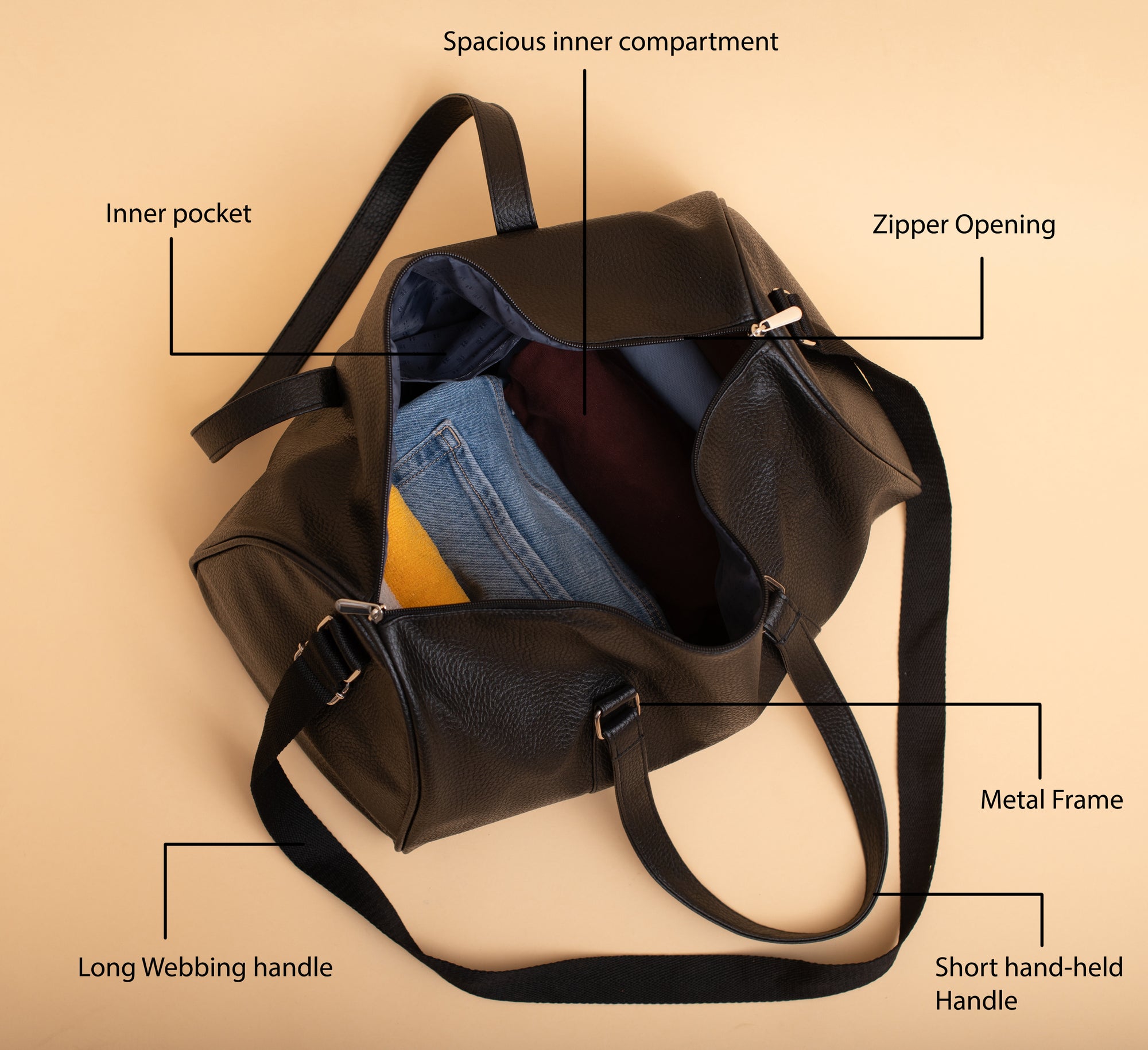 Travel Duffle Bag- Pluto – Oblique
